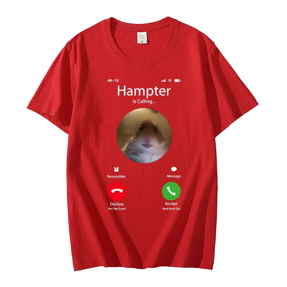 Dank-Meme-Hamster-Staring-Front-Camera-Hampter-Calling-T-shirt-Fashion ...