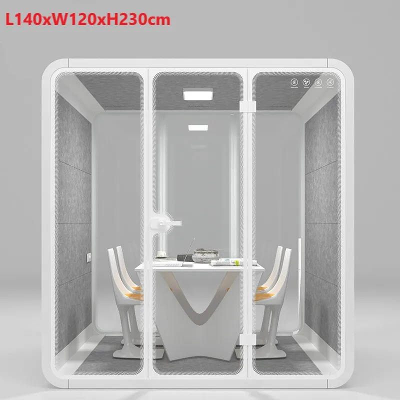 Removable glass household soundproof room, silent room, mobile ...