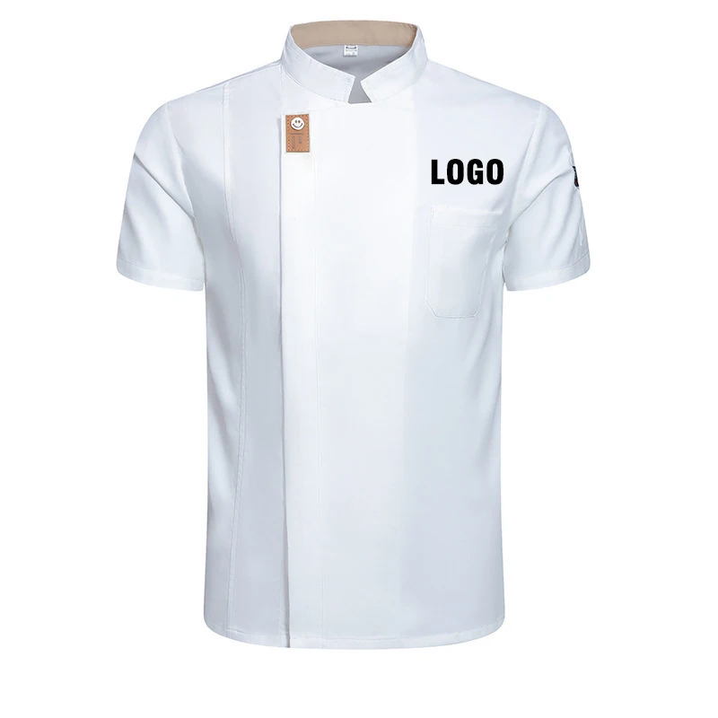 Customized Logo Unisex Chef Jacket Summer Kitchen Shirts Hotel ...