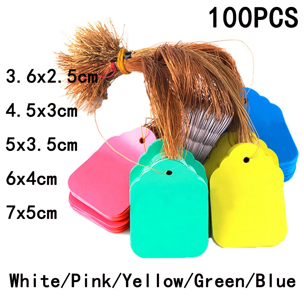 100PCS-3-6x2-5cm-4-5x3cm-5x3-5cm-6x4cm-7x5cm-Plants-Hang-Tag-Labels ...
