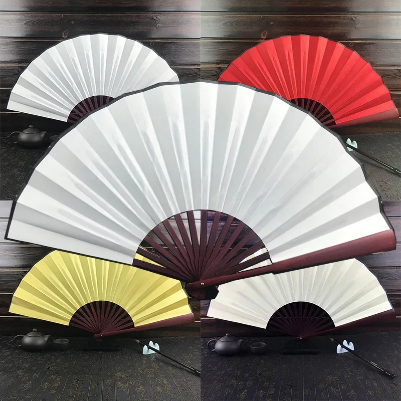 10-13-inch-Folding-Fan-Hand-Silk-Cloth-DIY-Chinese-Folding-Fan-Wooden ...
