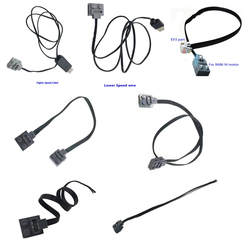 Power-Functions-Ev3-9686-PF-Extension-Cable-Building-Blocks-Compatible-With-lego-9686-Robotics ...