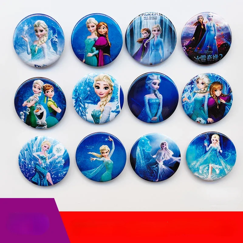 NEW-Frozen-Elsa-Anime-Cartoon-Cute-Princess-Badge-Medal-Personalized ...