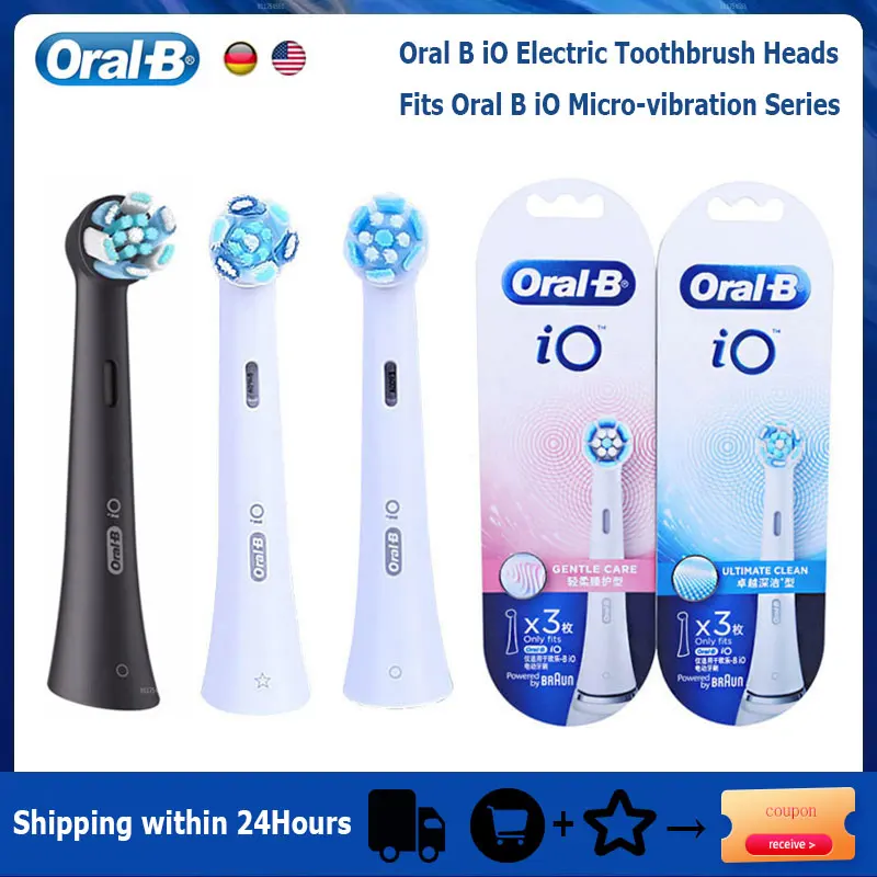 Oral-B iO Electric Toothbrush Heads Gentle Clean Ultimate Clean Replacement Tooth Brush Heads ...