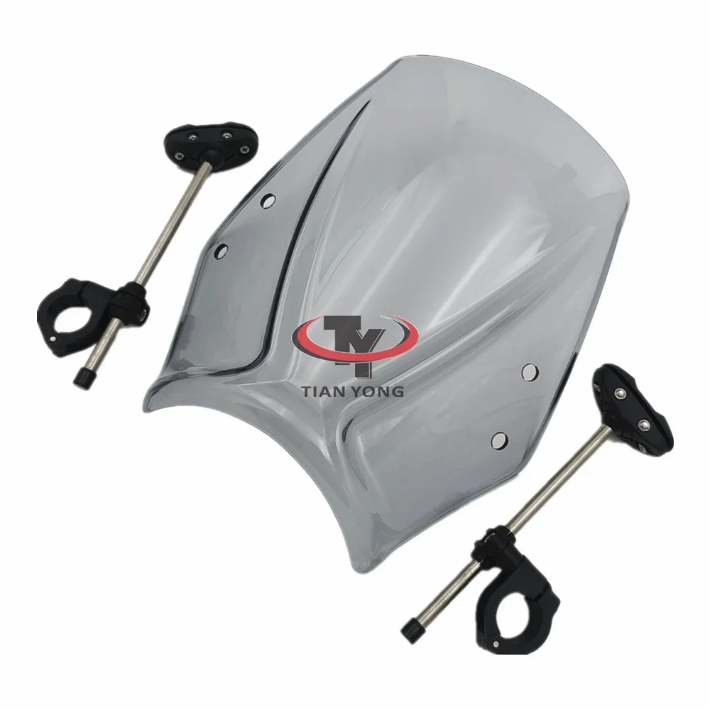 With-support-frame-Windscreen-Black-Clear-Motorcycle-For-XV-950R-XV950R-Windshield-High-Quality ...