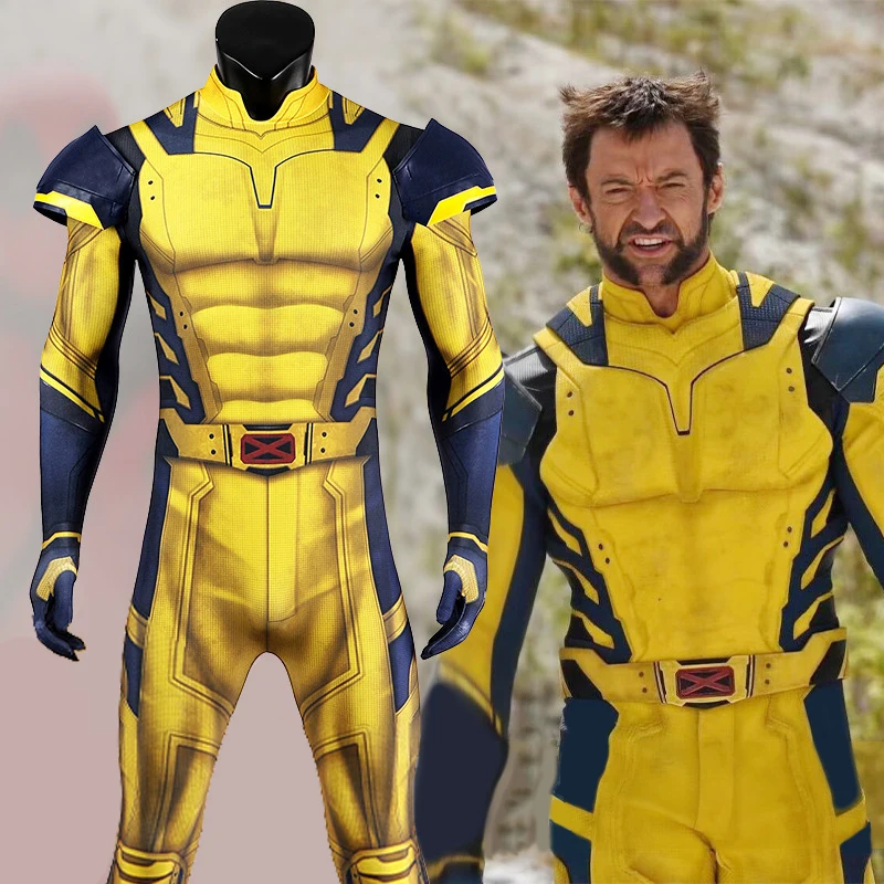 Disfraz-de-Cosplay-mono-de-Wolverine-conjunto-de-armadura-de-James ...