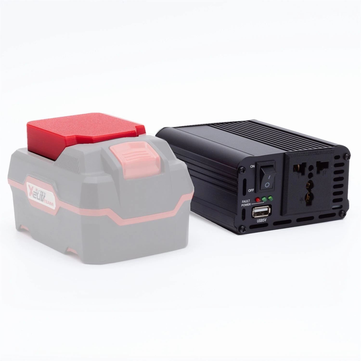 200W Cordless Inverter Portable Power Station for Lidi Parkside PAP 20 ...