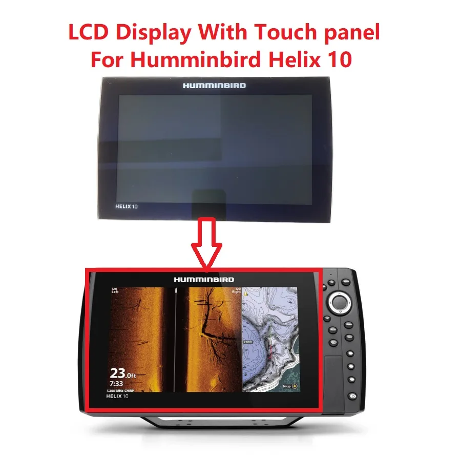10-1-inch-LCD-Display-With-Touch-panel-For-Humminbird-Helix-10-Chirp ...