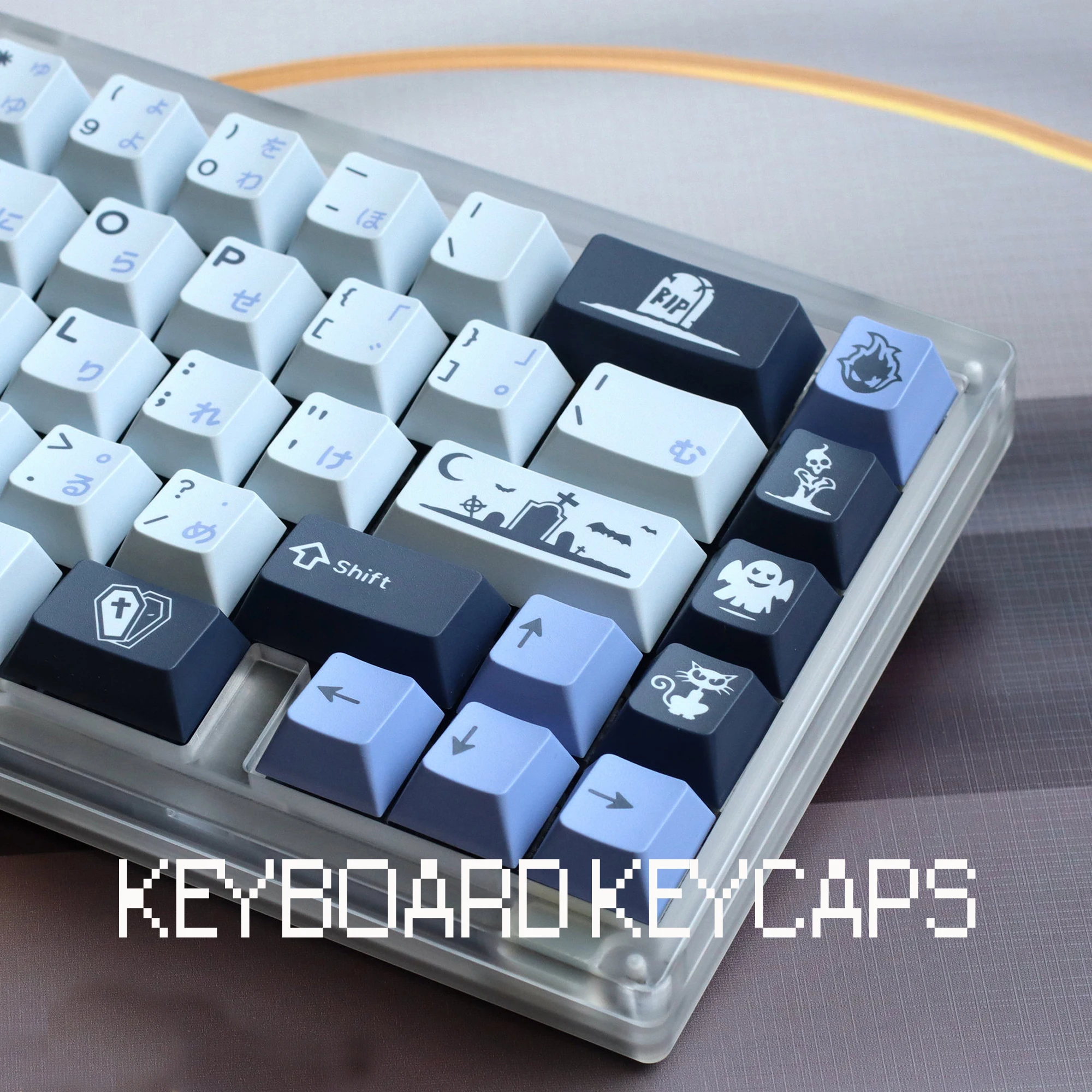 GMK-Midnight-Double-Shot-Keycap-Personalized-Cherry-Profile-PBT-Keycaps ...
