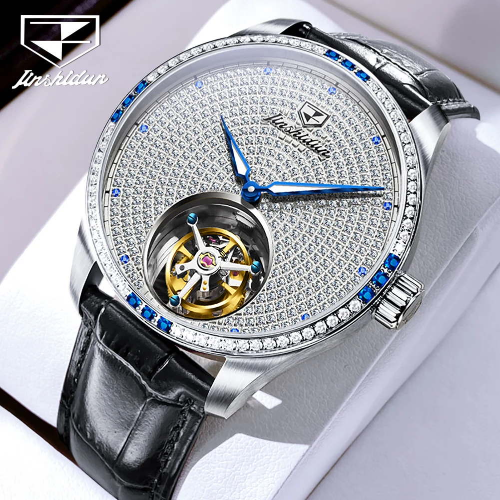 JSDUN-Fully-Diamond-Tourbillon-Automatic-Watch-for-Men-Genuine-Leather ...