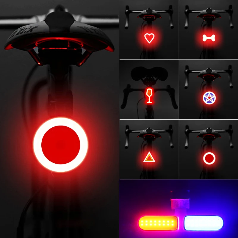 Bicycle-Taillight-Multi-Lighting-Modes-USB-Charge-Led-Bike-Heart-Shape ...