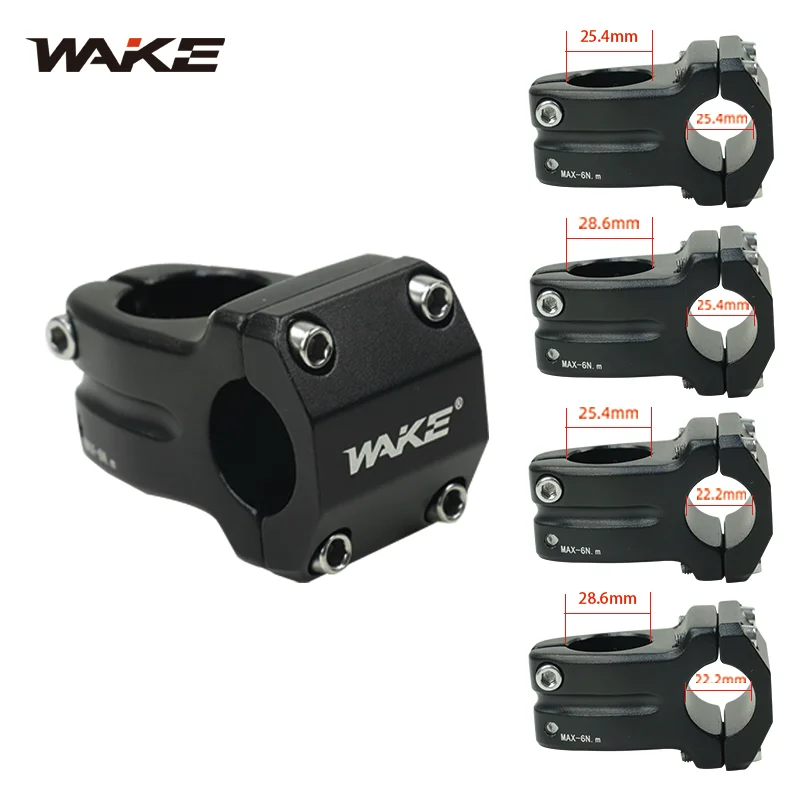 Wake-MTB-Kids-Bike-Stem-Short-22-2-25-4mm-Aluminum-Alloy-Ultralight ...