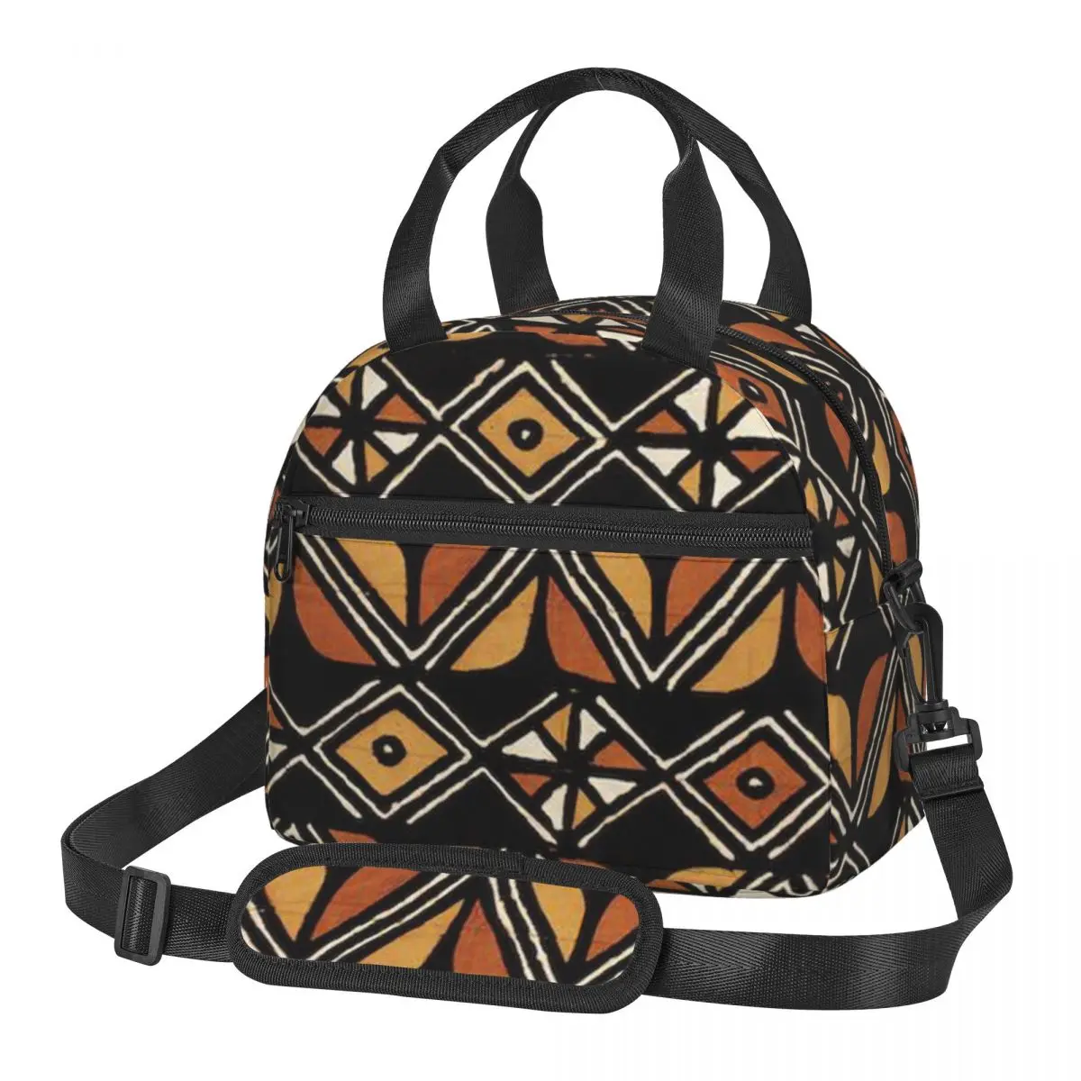 Thermal-Insulated-Lunch-Box-Lunch-Bags-For-Women-African-Tribal-Floral ...
