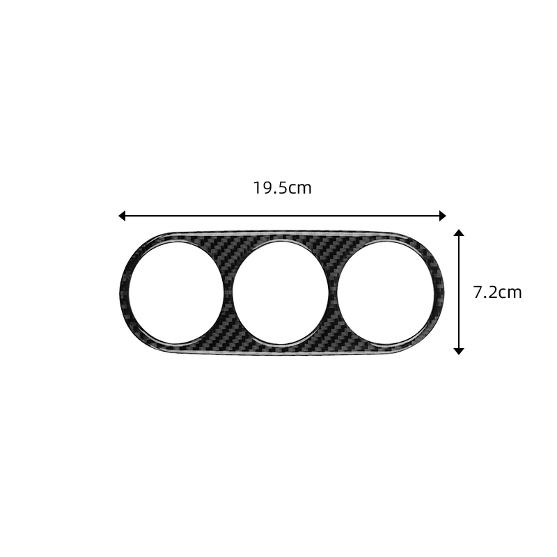 Mazda MX-5 Miata NC Carbon Fiber Climate Control Trim Cover