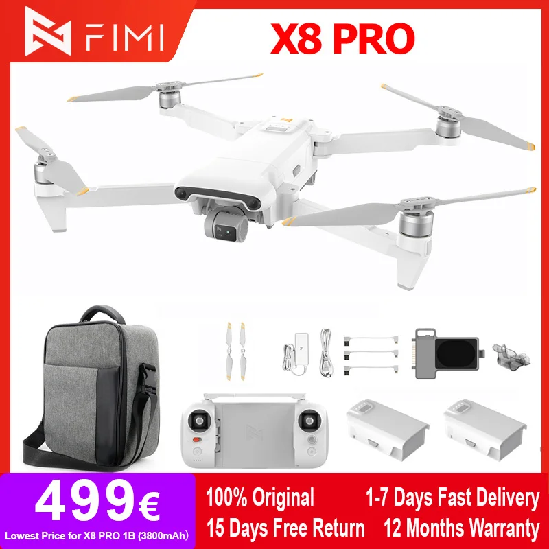 FIMI-X8-PRO-Quadcopter-GPS-4K-HD-Avoiding-Obstacles-Camera-Drone-3-Axis ...