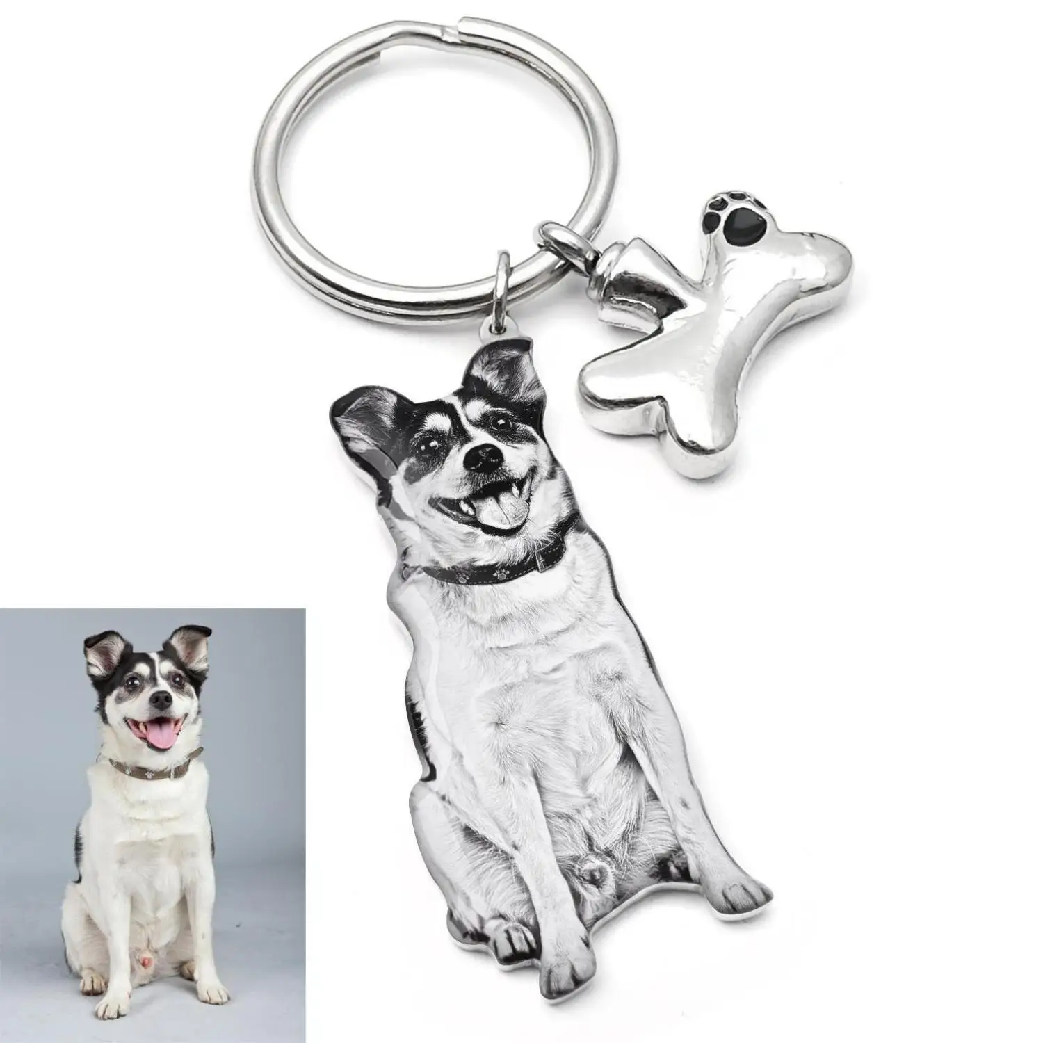 Custom-Dog-Urn-Keychain-Personalized-Ashes-Key-Chain-Cylinder-Cremation ...