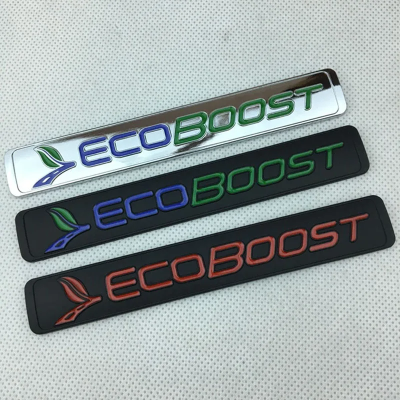تسوق 3d Metal EcoBoost Logo Car Fender Emblem Trunk Badge For Ford ...