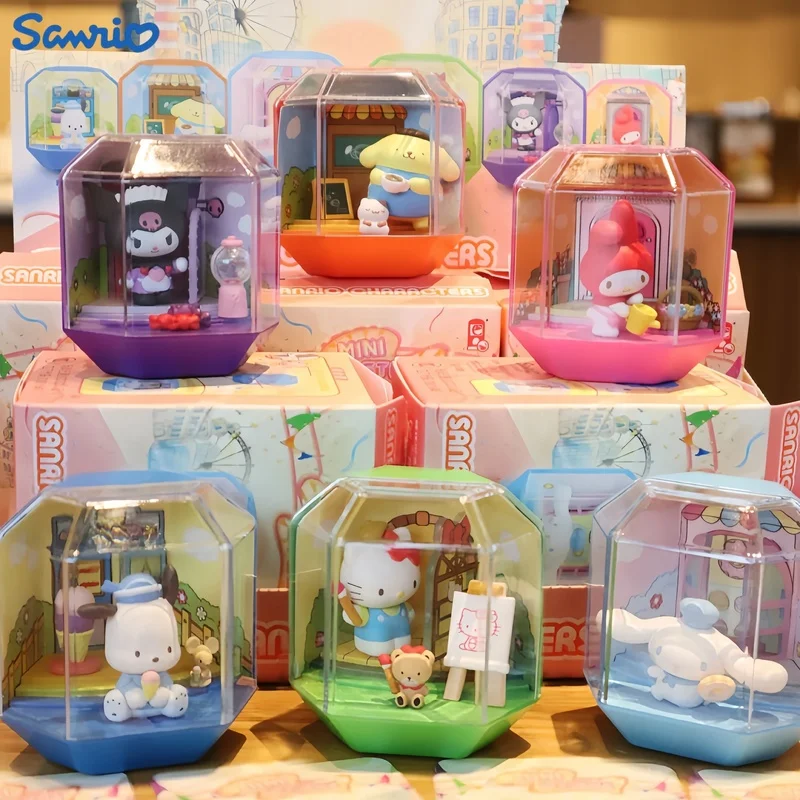 Original Sanrio Mini Store Series Cartoon Blind Box Toys Hello Kitty My ...