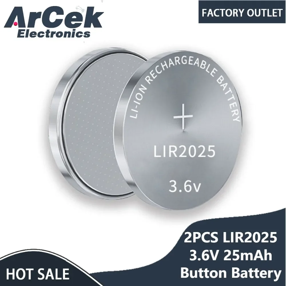 Bater-a-recargable-de-litio-para-reloj-pila-de-bot-n-remoto-para-llave ...