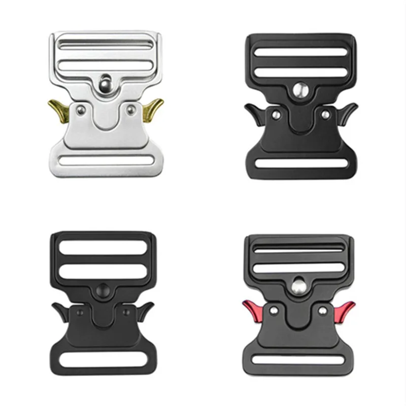 50/52mm Men Quick Release Tactical Buckle Set Automatic Metal Male Belt ...