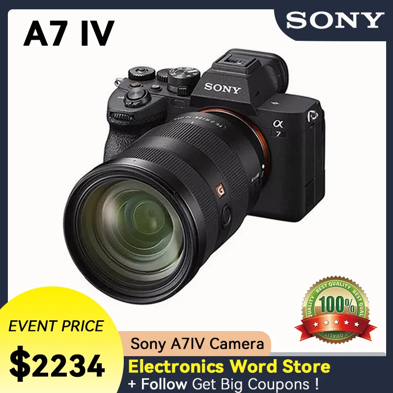 Sony A7iv Câmeras Digitais Alpha A7 IV A7M4 Full-Frame Mirrorless ...