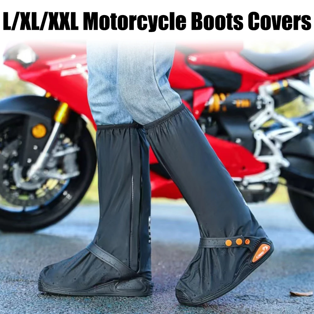 1-Pair-Non-Slip-Boot-Covers-Motorcycle-Scooter-Bike-Rain-Shoes-Cover ...