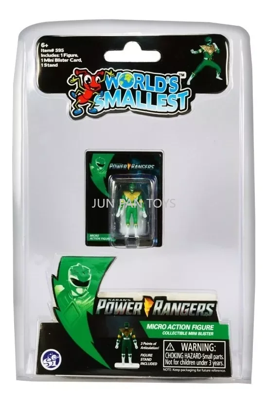 Figuras en miniatura de acción de los Power Rangers más pequeños del ...