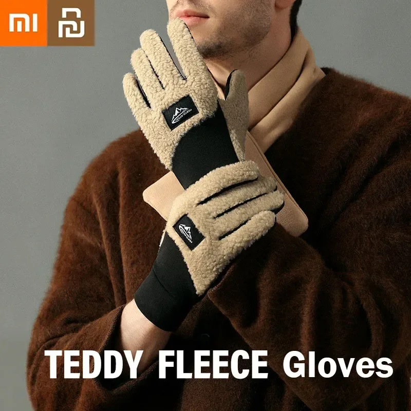 Xiaomi-Youpin-Cycling-Glove-Windproof-Winter-Warm-Glove-Mobile-Phone-Flip-finger-Glove-Touch ...
