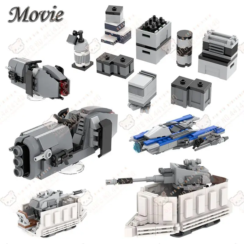 Movie-Series-Supply-Pack-Building-Blocks-DIY-Sci-Fi-Starfighter-Airship-Armored-Vehicle-Model ...