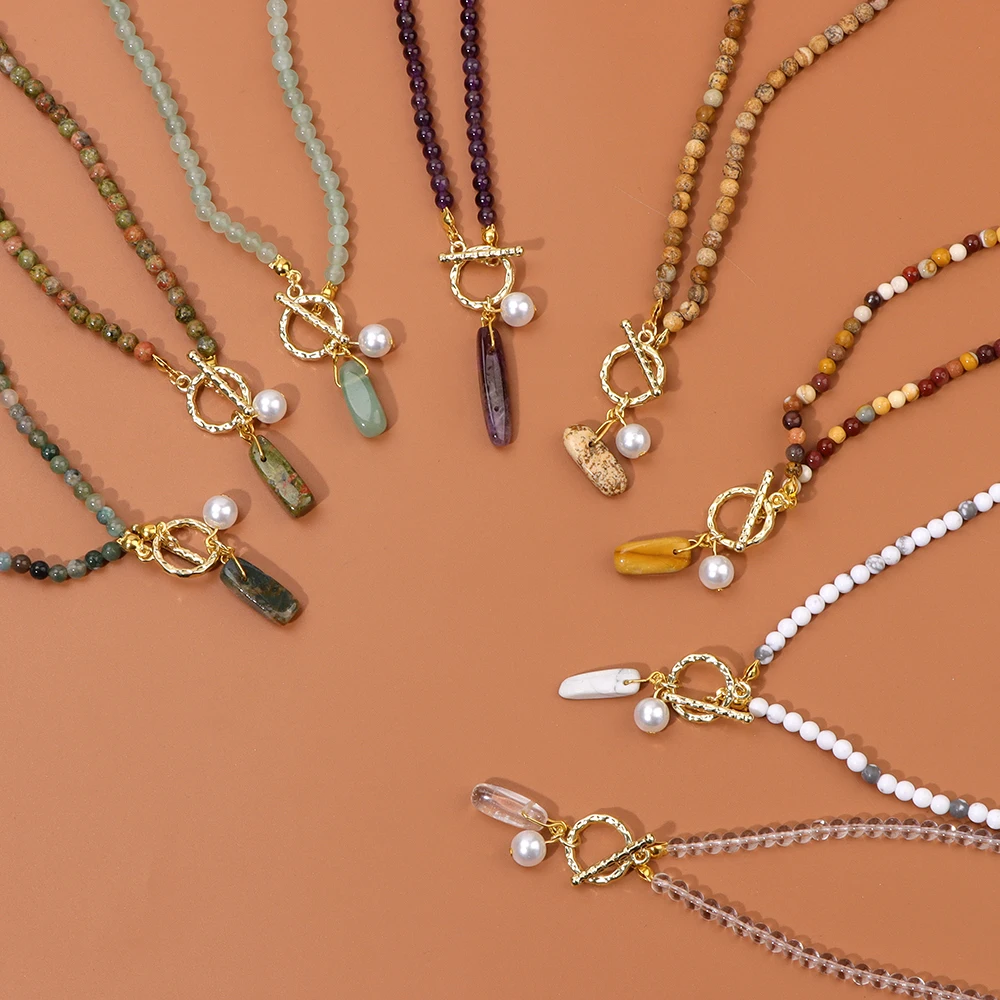 Collier-de-petites-perles-en-pierre-naturelle-pour-femmes-et-hommes ...