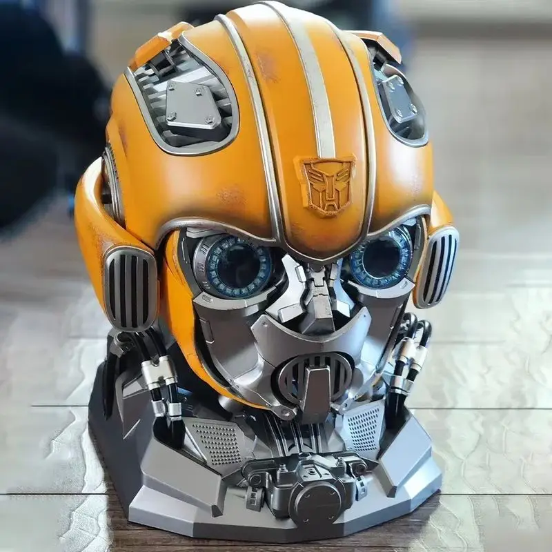 Bumblebee Wearable Mask with English Voice Control Bluetooth Light up ...
