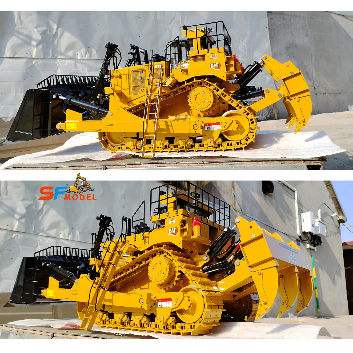 D11T-RC-Bulldozer-1-10-RC-Hydraulic-Bulldozer-Metal-Model-with-PL18EV ...