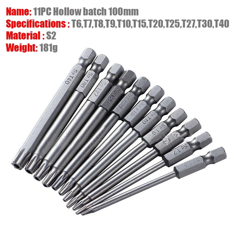 8-11-12pcs-Torx-Screwdriver-Bit-Set-Tamper-Proof-Security-Drill ...