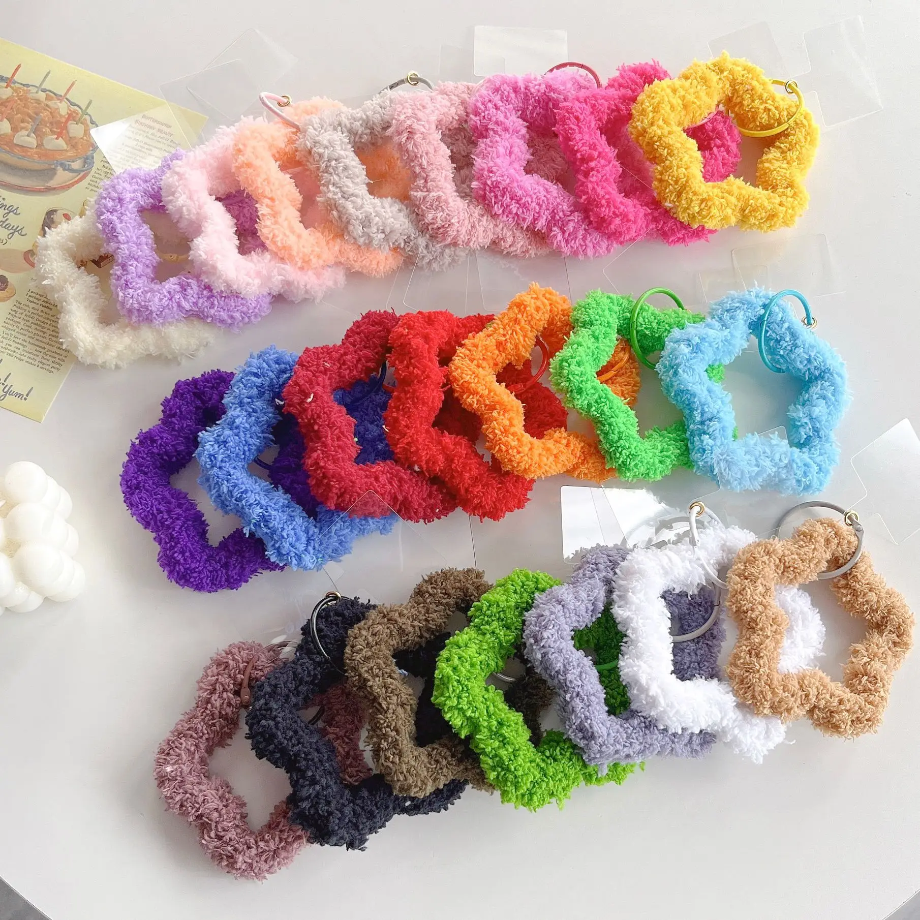 Ins-Winter-Style-Cute-Color-Plush-Star-Shape-Mobile-Phone-Straps-Kawaii ...