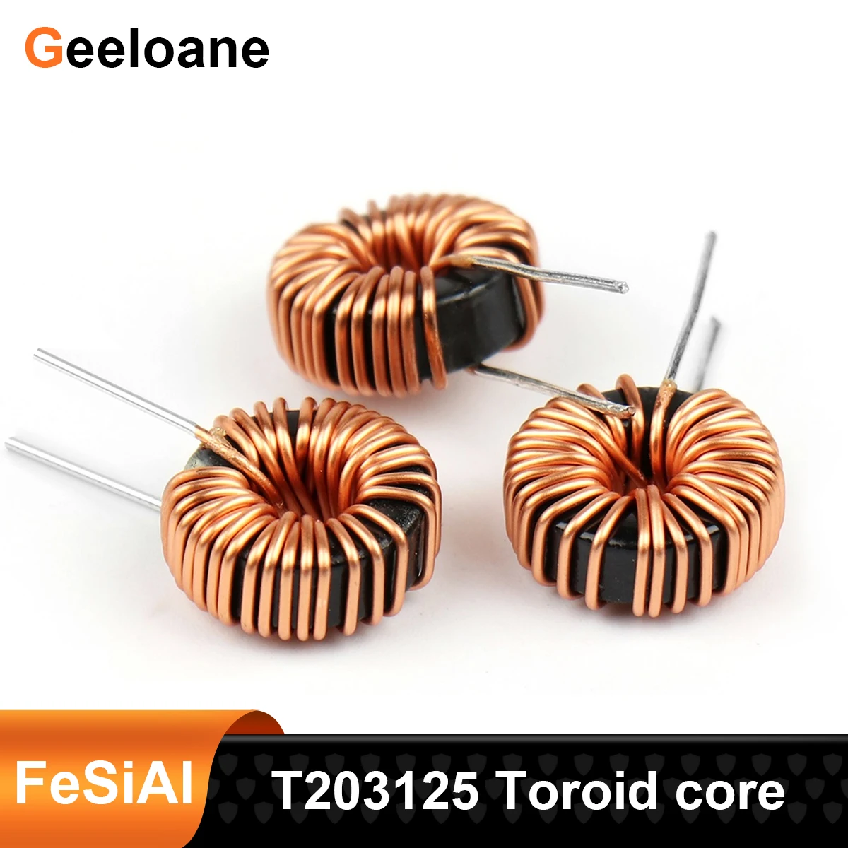 2Pcs Toroid core Inductor T203125 Winding Magnetic Inductance 7A 12A ...