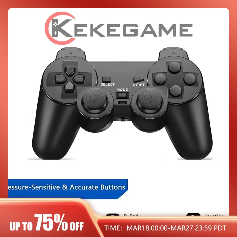Wireless-Controller-2-4G-Gamepad-Dual-Vibration-Joystick-for-PS2 ...
