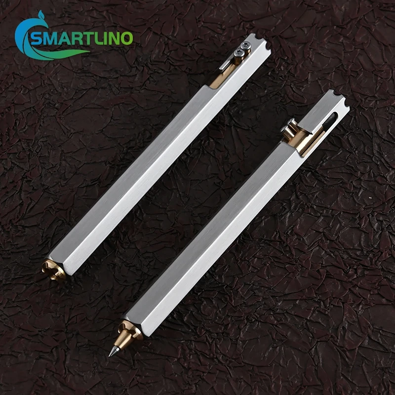 Multi-function Metal Tactical Pen Office Student Stationery Ballpoint ...