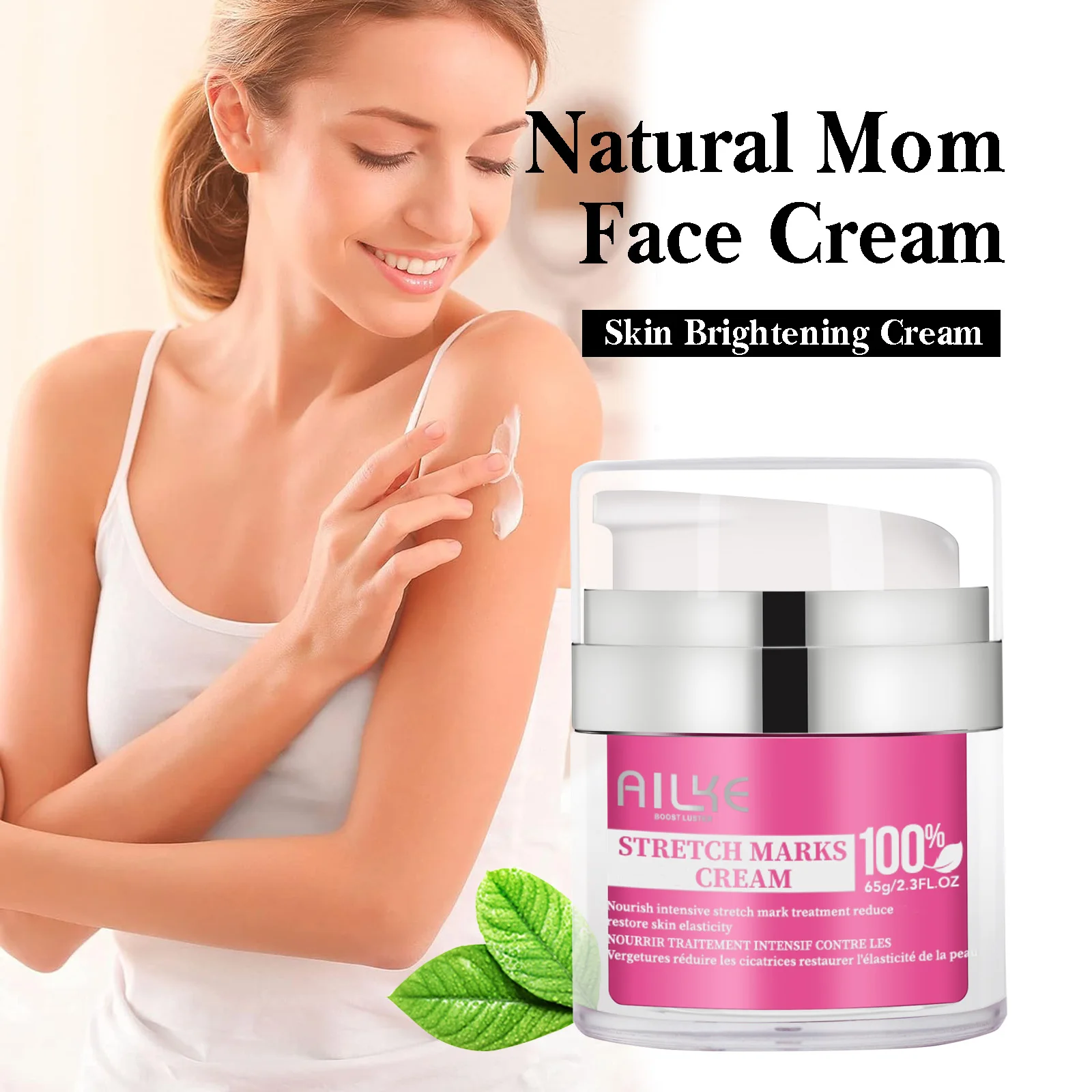 AILKE-Natural-Stretch-Mark-Removal-Cream-Clean-Skin-With-Olive-Oil ...