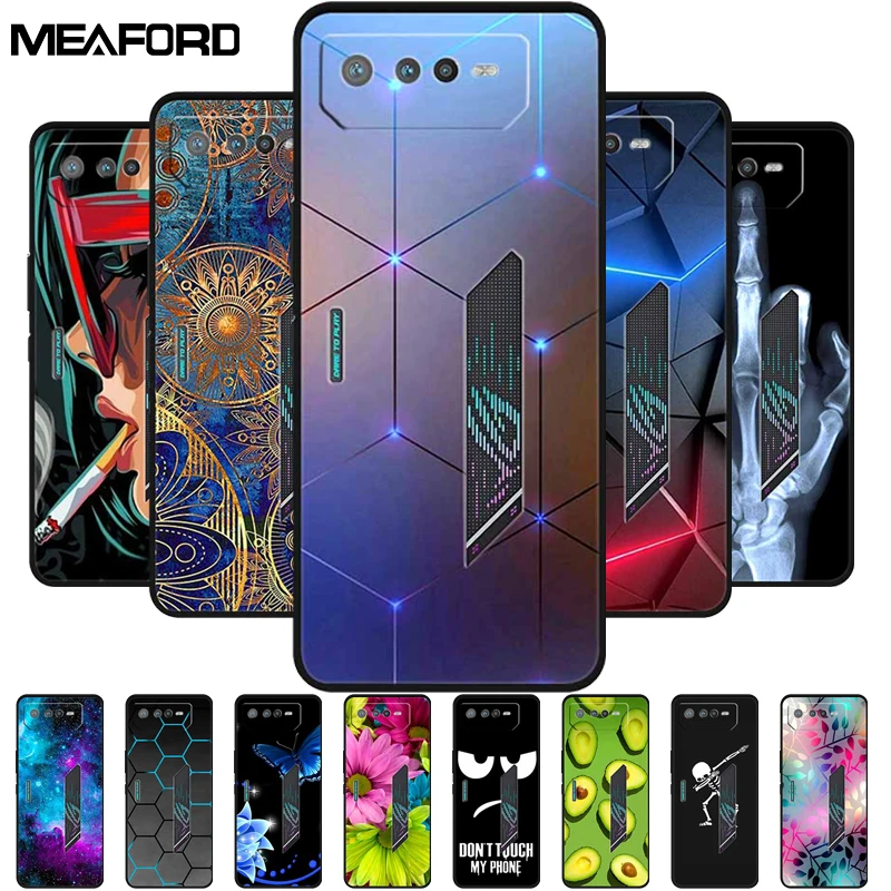 For Asus ROG Phone 6 Cases 6 Pro 5G Soft TPU Fashion Silicone Back Case ...