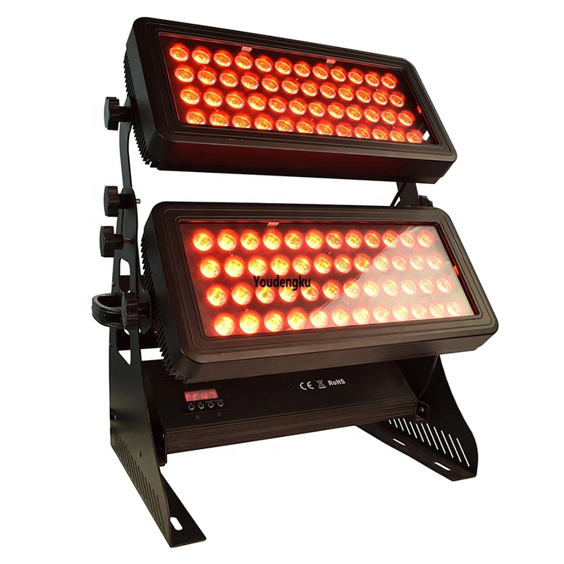 4 Pieces Ip65 Wash Wall Led City Color 96 X18w Rgbwa Uv Led Outdoor ...