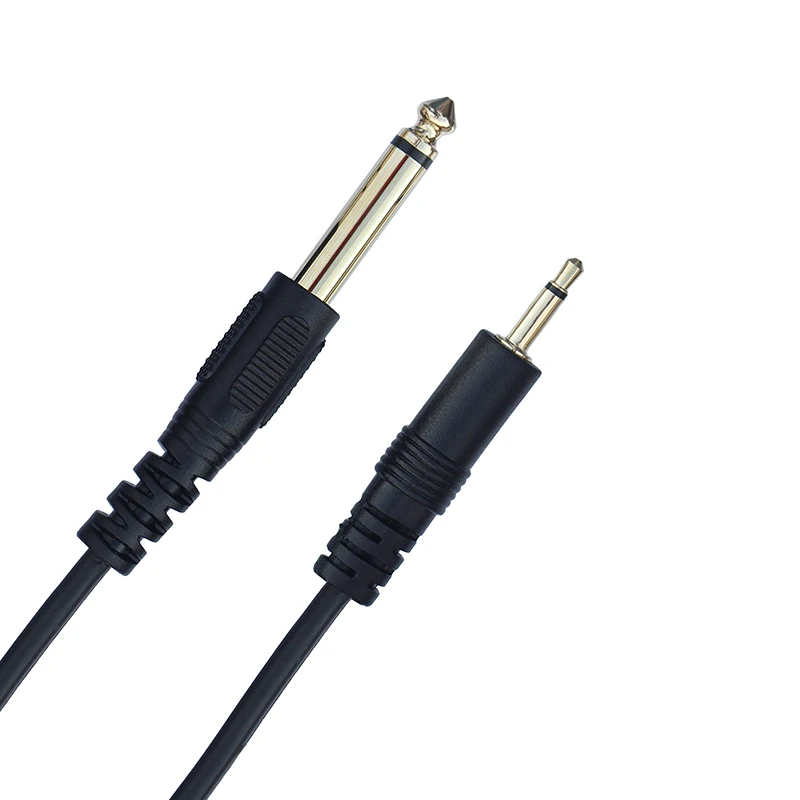 1.5m 6.35mm /6.5mm Mono to 3.5 Mono Audio Cable for Amplifier Mixer ...