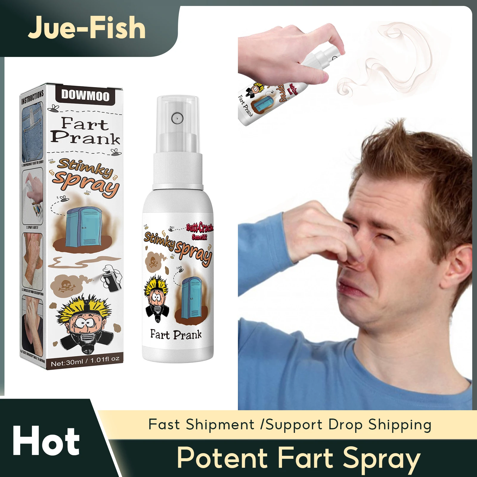 Potent Fart Spray Extra Strong Stink Hilarious Gag Gifts for Kids Stink ...