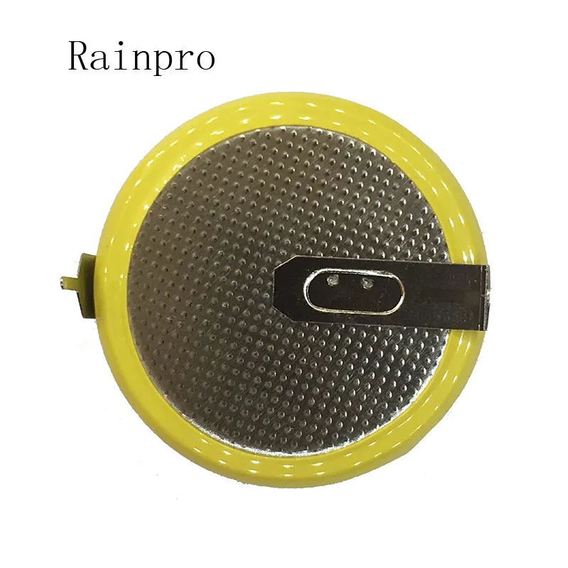 2PCS/LOT LIR2450 horizontal welding foot battery 3.6V rechargeable coin ...