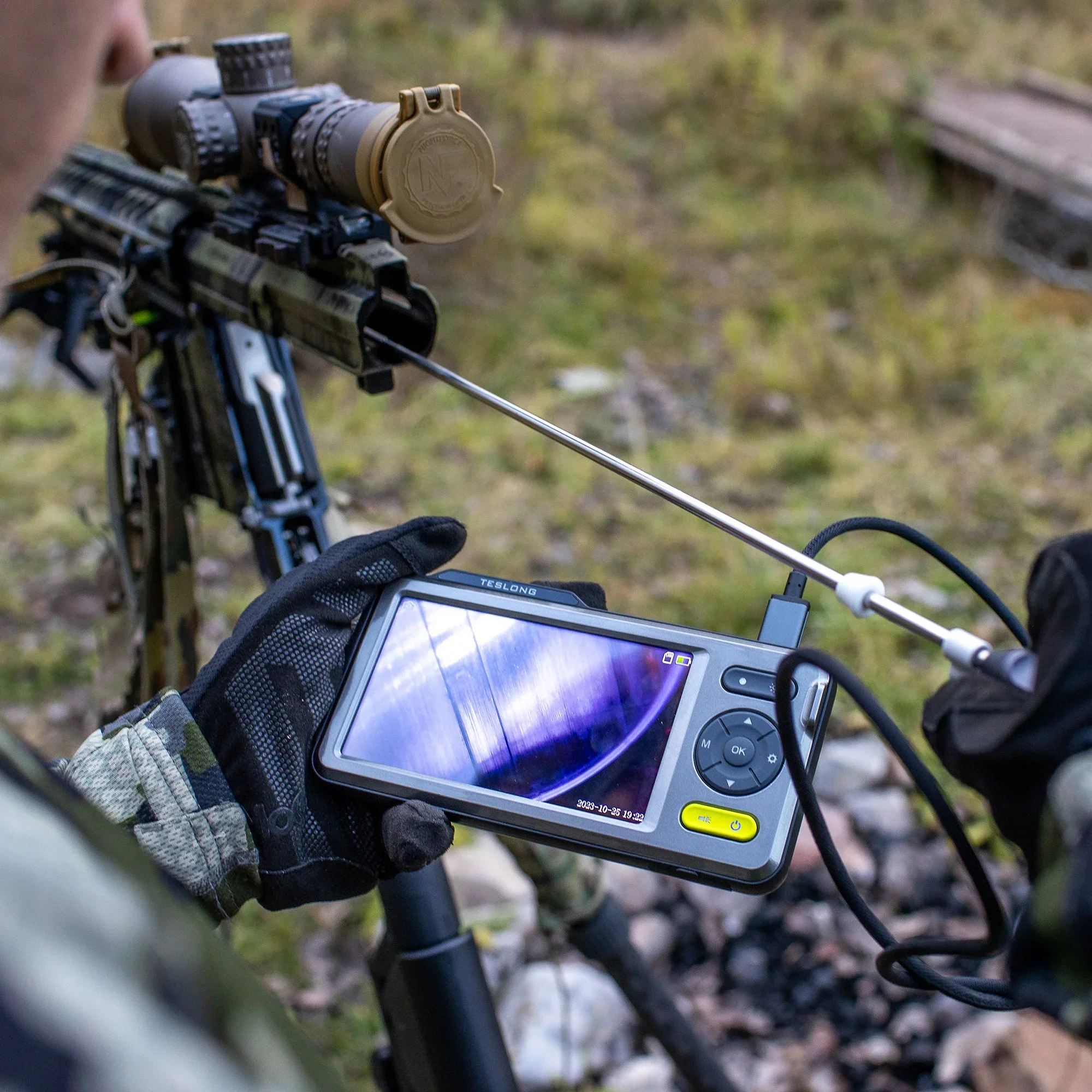 TESLONG-NTG200H-FOCUS-AND-FOLD-RIFLE-BORESCOPE-WITH-4-5-5INCH-IPS ...