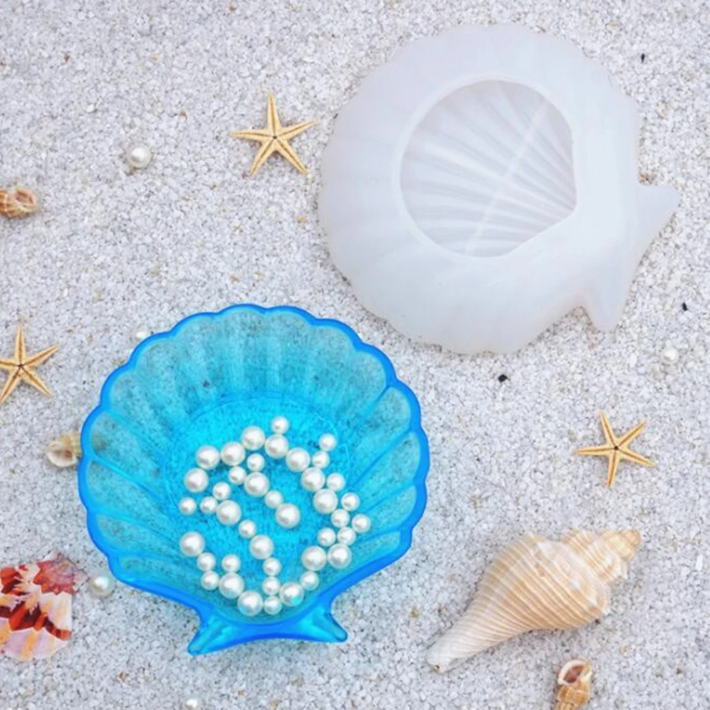 Shell-Storage-Tray-Silicone-Mold-DIY-Shell-Dish-Jewelry-Storage-Box ...