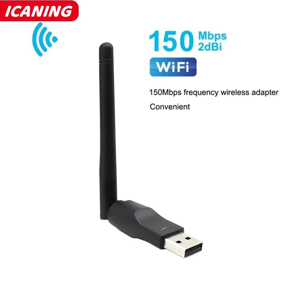 150Mbps RTL818 MTK7601 Wireless Network Card Mini USB WiFi Adapter LAN ...