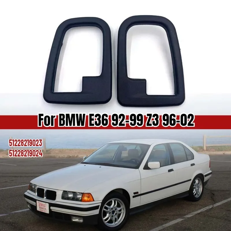 For BMW E36 92-99 Z3 96-02 Car Interior Door Handle Covers Trim Replace ...