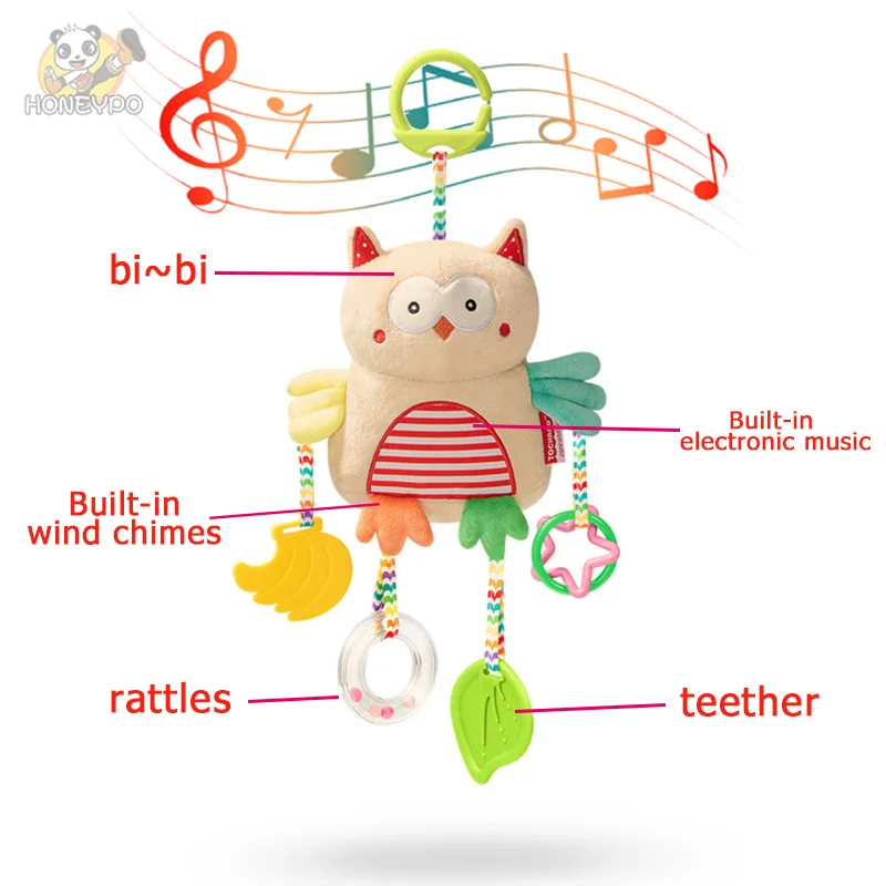 Baby Rattle with Electric Music for Newborn Baby Sleep Soother Musical ...