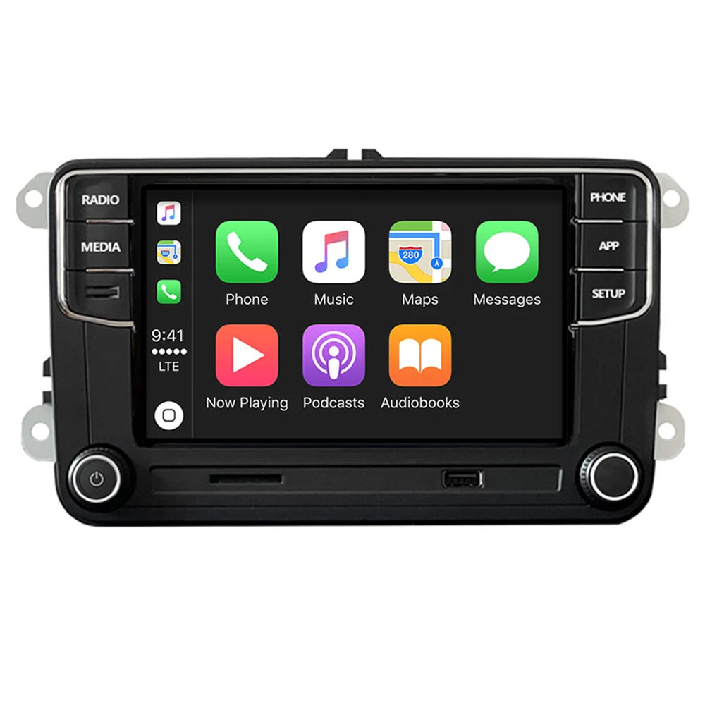 For Vw Golf Polo Mk5 Mk6 Passat B6 B7 Eos Carplay Car Stereo Rcd360 Car ...
