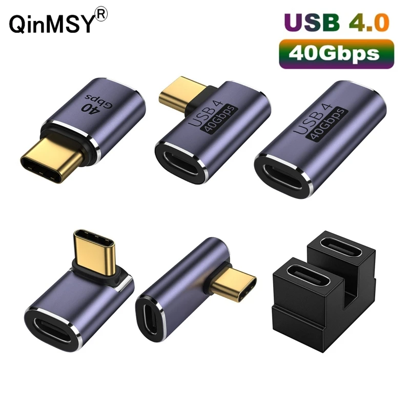 USB-C-Adapters-U-Shape-Straight-Angle-Adapter-Type-C-Female-to-Type-C ...
